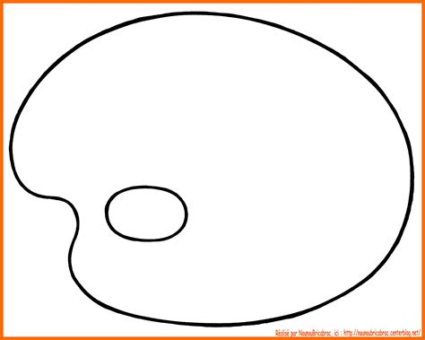 15 Dessins De Coloriage Palette De Peintre Coloriage à Imprimer