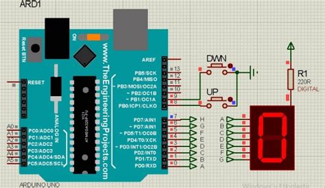 Arduino Ile 7 Segment Sayıcı 0 9 Sayıcı Elektrokod