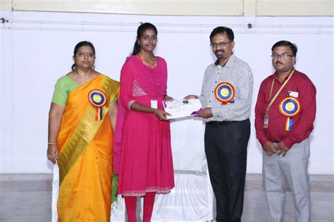 Honored To Be Recognized As The Academic Topper This Year Divyadharshini J