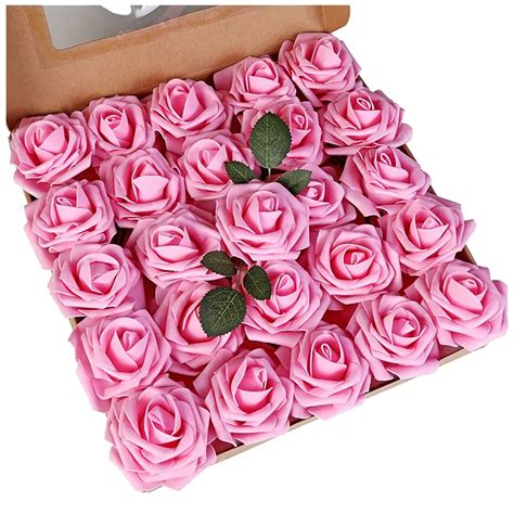 25 шт Декоративные искусственные розы из пены Aliexpress