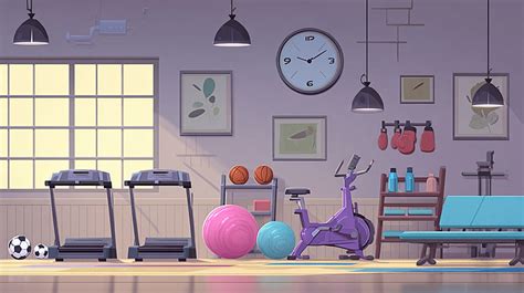 Gym Background Clipart