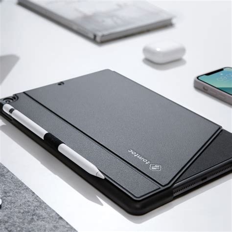 Tomtoc Funda vertical para iPad de 10 2 9ª 8ª 7ª gen 2021 2019