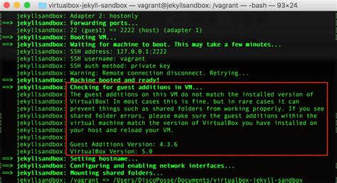 Autoupdating Virtualbox Guest Additions With Vagrant Vbguest