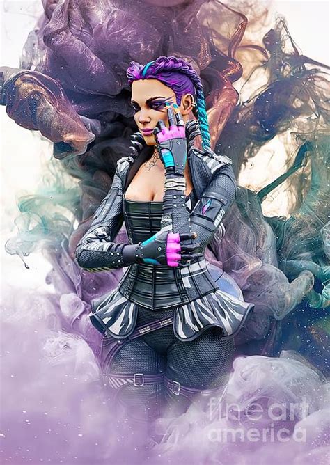 Loba Apex Legends Fleece Blanket By Isla Dominic Pixels