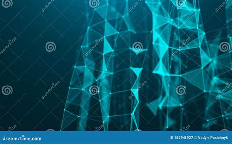 Abstract Blue Digital Background Big Data Visualization Science Background Big Data Complex
