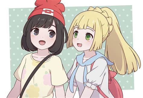 Lillie And Selene Pokemon And More Drawn By Mozukusa Danbooru