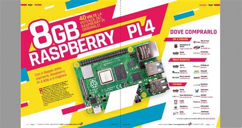 MagPi In Italiano Numero 94 Raspberry Pi 4 8GB RaspberryItaly