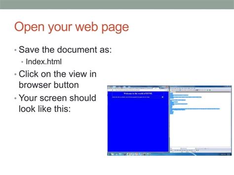 Introduction To Html Pptx