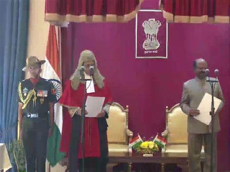 Cv Ananda Bose Takes Oath As West Bengal Governor