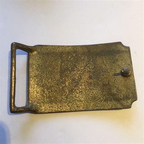 Wells Fargo Stagecoach Brass Belt Buckle Emblem Logo Etsy