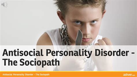 Antisocial Personality Disorder The Sociopath Youtube