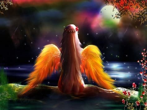 Awesome Hd Wallpaper Collection Cute Anime Mythical Angel Wallpaper