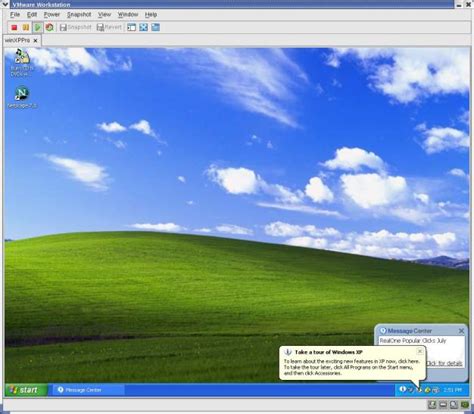 Accessing Microsoft Windows Via VMware