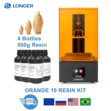 Longer Orange 10 Lcd Sla 3d Printer Kit With Resin Matrix Uv Lighting