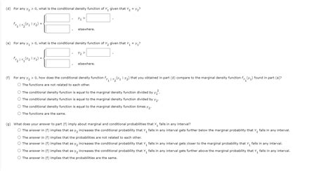 Solved Let Y1 And Y2 Be Jointly Distributed Continuous