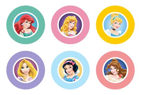 Disney Princess Cupcake Toppers Free 10 Free Pdf Printables Printablee