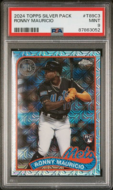 2024 Topps Series 1 Ronny Mauricio Silver Pack Card T89C 3 PSA 9 EBay