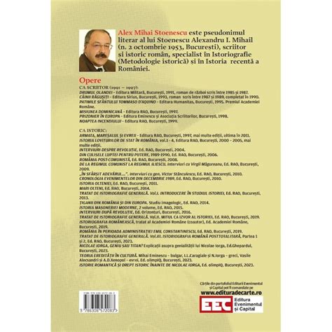 Preliminarii La Asasinarea Lui Nicolae Iorga Alex Mihai Stoenescu Emagro