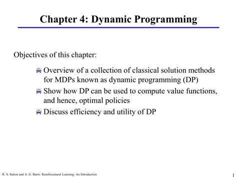 Ppt Chapter 4 Dynamic Programming Powerpoint Presentation Free