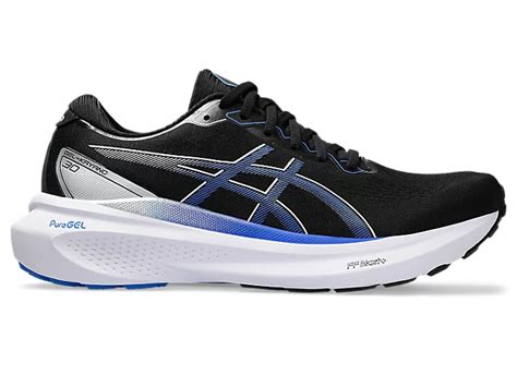 Gel Kayano 30 Men Blackillusion Blue Mens Running Shoes Asics
