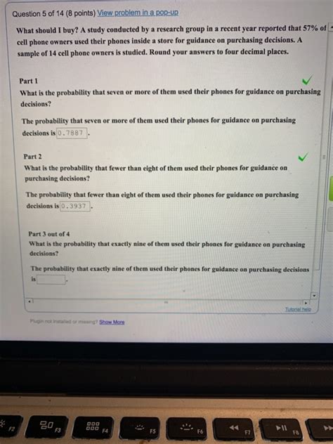 Solved Question Of Points View Problem In A Pop Up Chegg