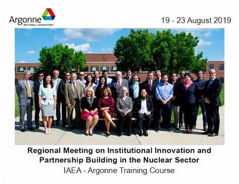 Training Courses Iaea Programs At Argonne