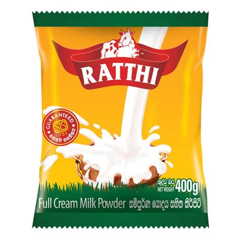 Ratthi Milk Powder Smart Packet 400g Glomark Lk