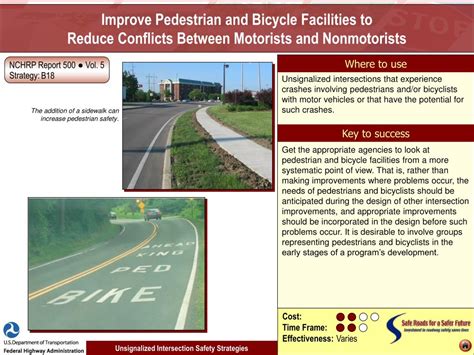 Ppt Unsignalized Intersection Safety Strategies Powerpoint