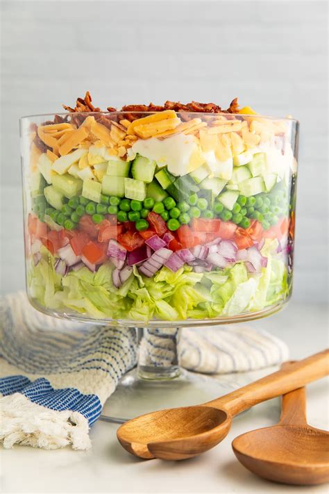 Easy Seven Layer Salad Vegan 7 Layer Salad
