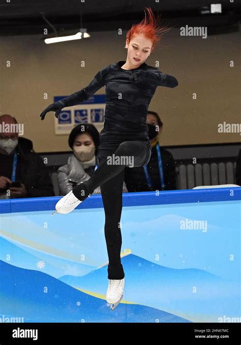 Xxiv Winter Olympic Games In Beijing Training Of Russian Figure