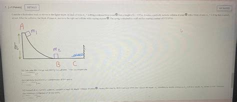 Solved Consider A Frictionless Track As Shown In The Figure Chegg
