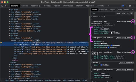 List Group Item Hover Issue · Issue 35869 · Twbsbootstrap · Github