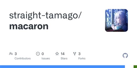 Github Straight Tamago Macaron