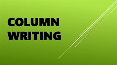 Column Writingpdf