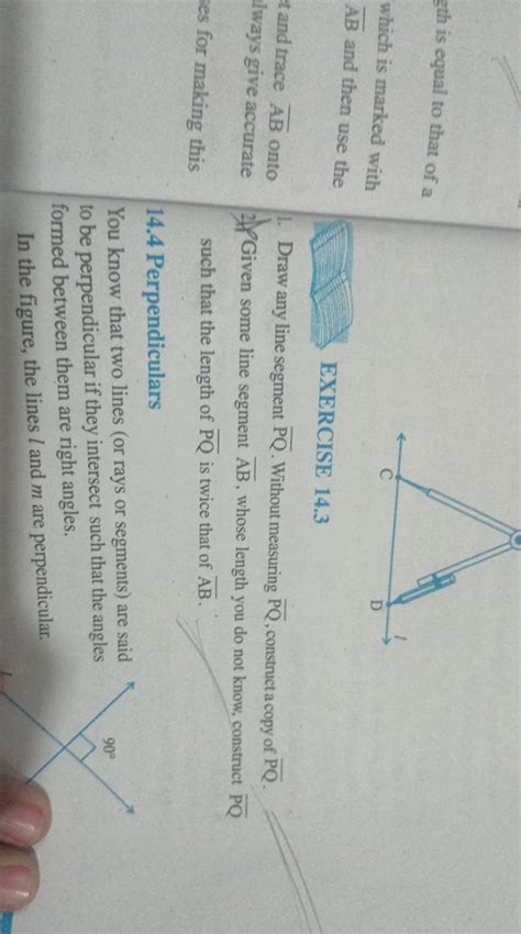 exercise 14 31 draw any line segment pq without measuring pq constr