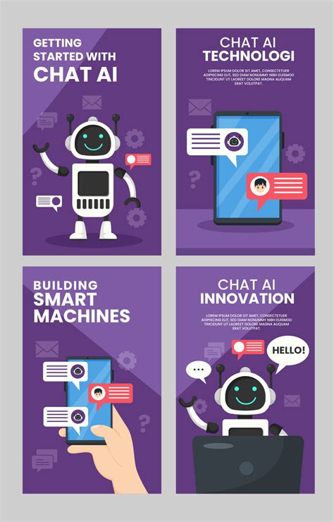 Ai Smart Assistant Social Media Story Template 20945841 Vector Art At