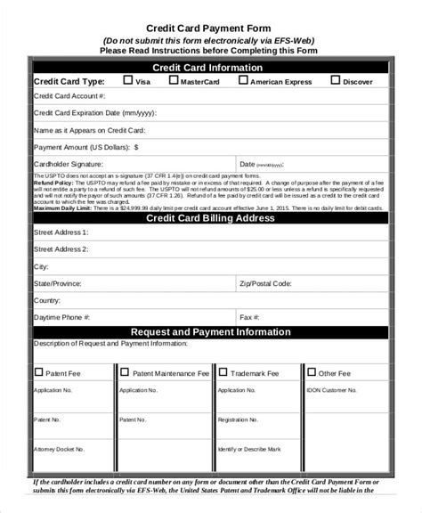 Credit Card Authorisation Form Template Australia Toptemplatemyid