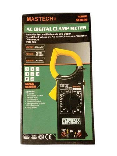 760 V 1000 V Digital Clamp Meter Model Name Number M266 At 2250