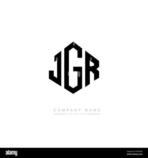 Jgr Letter Logo Design With Polygon Shape Jgr Polygon And Cube Shape Logo Design Jgr Hexagon