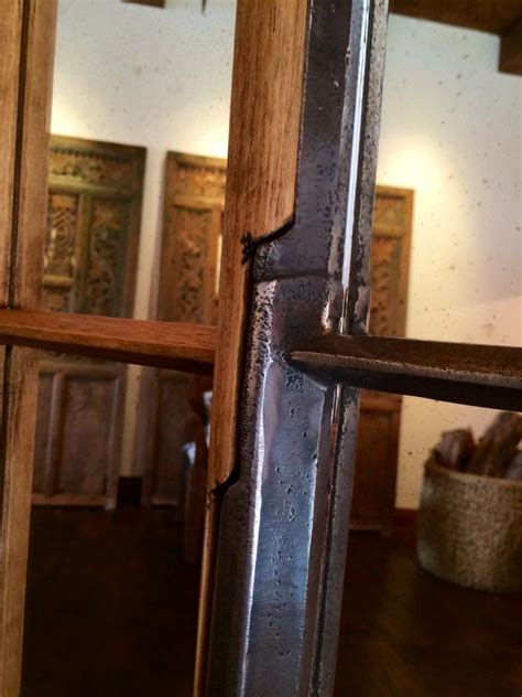London Industrial Factory Cast Iron Slow Arch Window Mirror Aldgate
