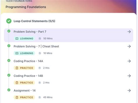 Completed Looping Control Statements With Nxtwave Kokila Tamilarasan