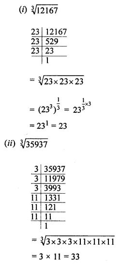 Find Cube Root Of The Following Numbers By Prime Factorisation WorkSheets Buddy
