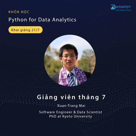 Datapot Khóa Học Python For Data Analytics Tháng 7