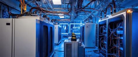 A High Tech Quantum Computing Lab Featuring Cryogenic Cooling Systems