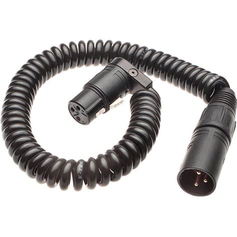 K Tek Kpc5k Coiled Xlr Jumper Cable With K Tek Connector Kpc5k
