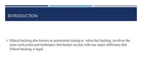 Ethical Hacking Pptx