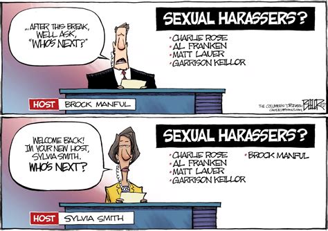 Political Cartoon Us News Media Sexual Harassment The Week