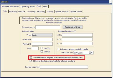default email program