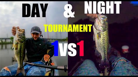 Night And Day 1v1 Bass Fishing Tournament Youtube