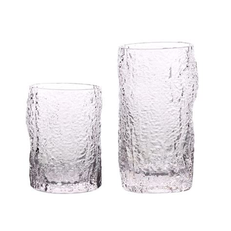 Best And Cheapest Tumblers Vintage Tree Bark Highball Glasses Clear